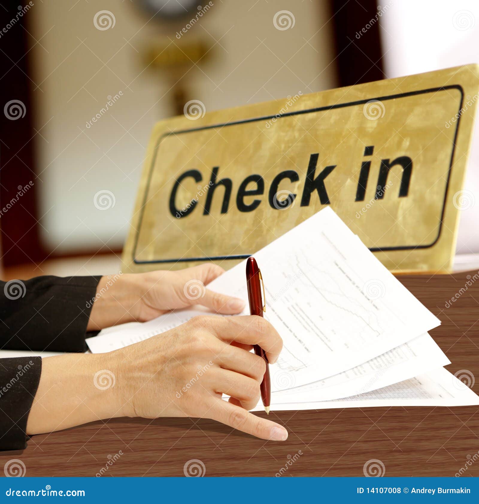 Pen work hand reception stock photo. Image of interview - 14107008