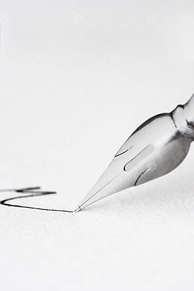 Pen writing stock photo. Image of lettering, highlight - 871852