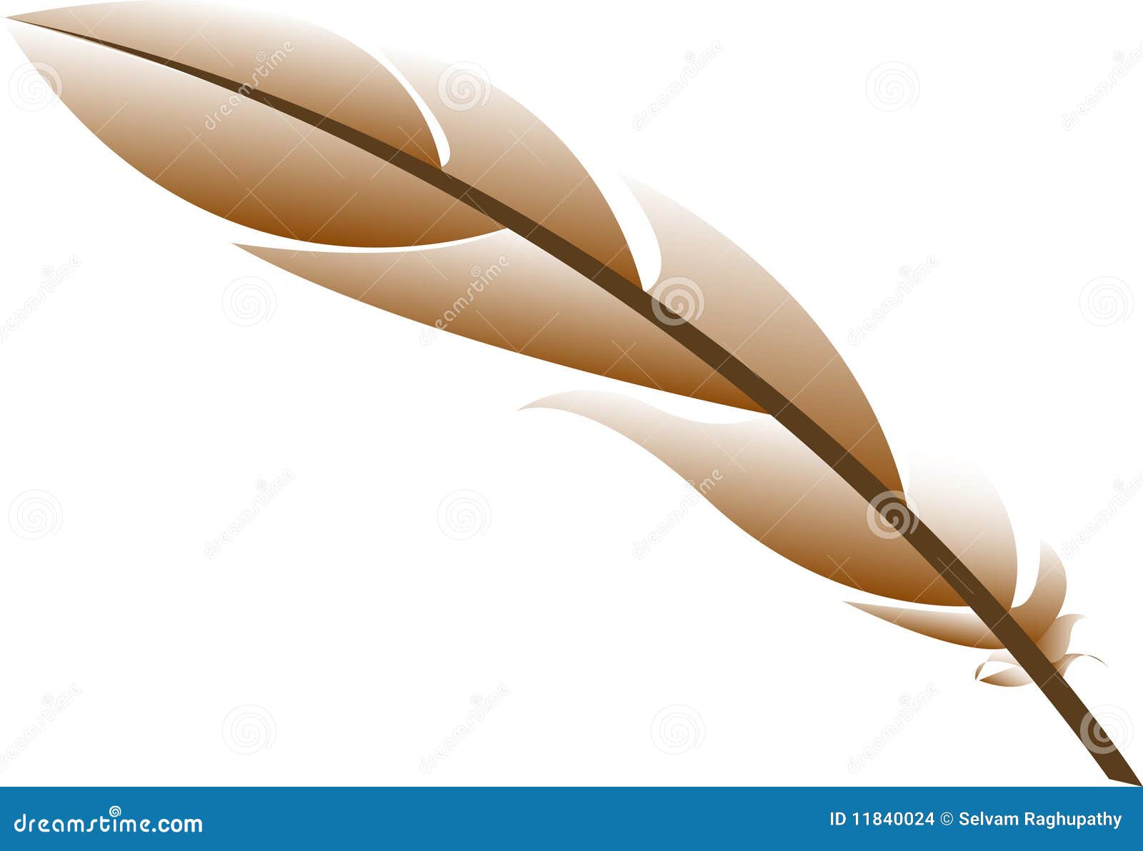 Pena antiga ilustração do vetor. Ilustração de artista - 11840024