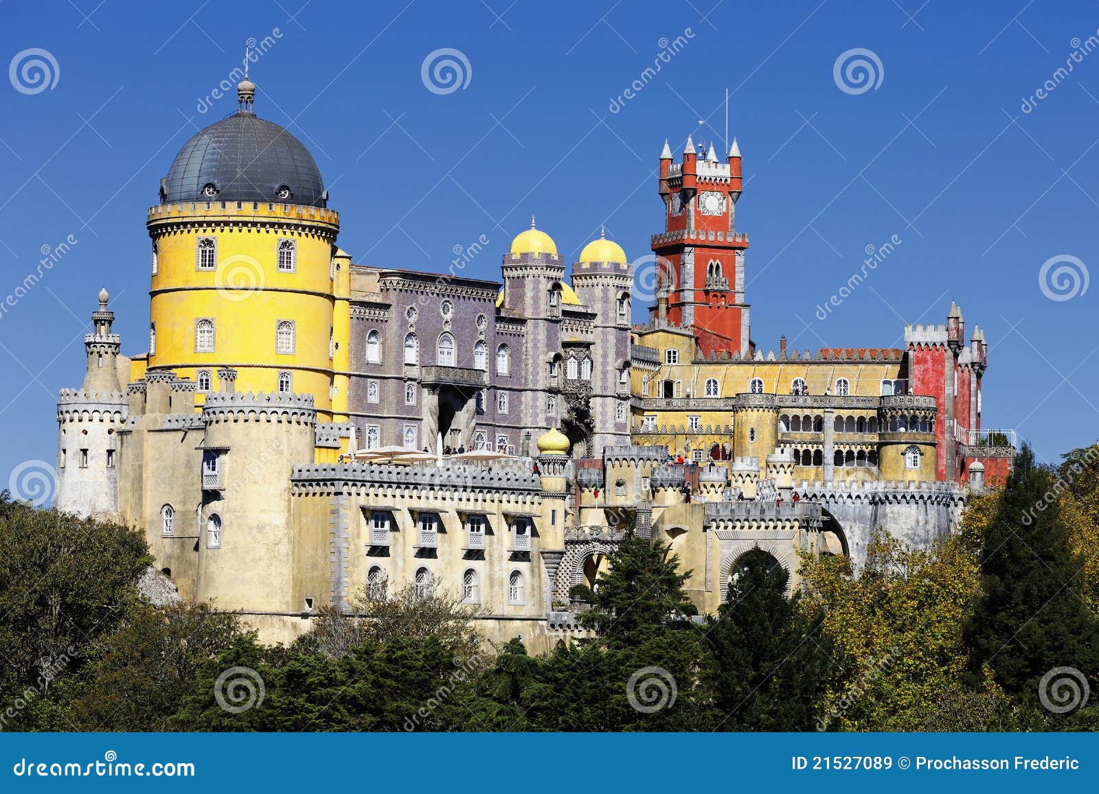 Pena castle stock image. Image of architecture, europe - 21527089