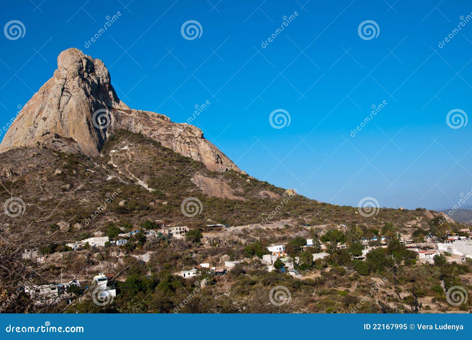 Pena de Bernal stock image. Image of tourism, bernal - 22167995