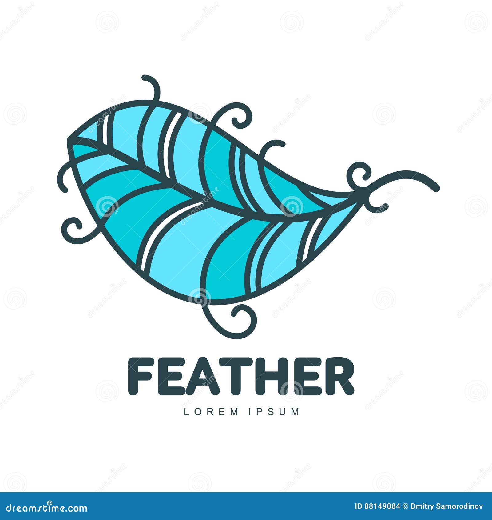 Pena Logo Template ilustração do vetor. Ilustração de objeto - 88149084