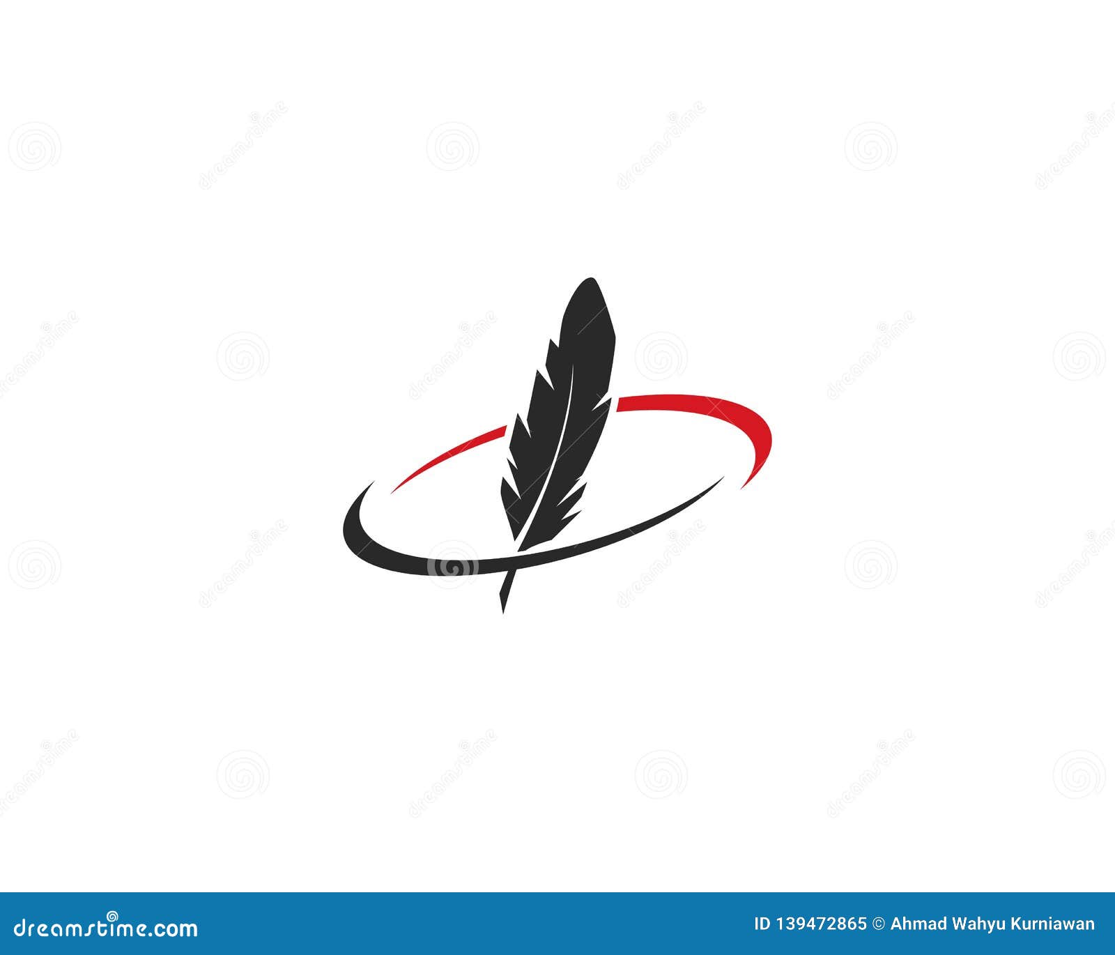 Pena Logo Vetora ilustração do vetor. Ilustração de linha - 139472865