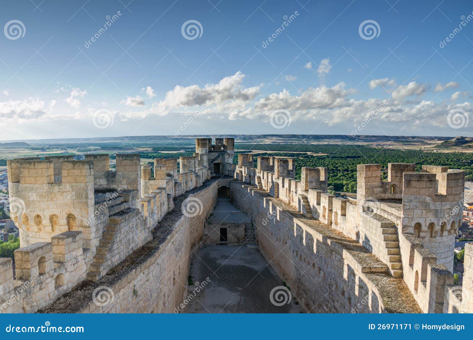 Penafiel Castle (Vertical) Royalty-Free Stock Photography ...