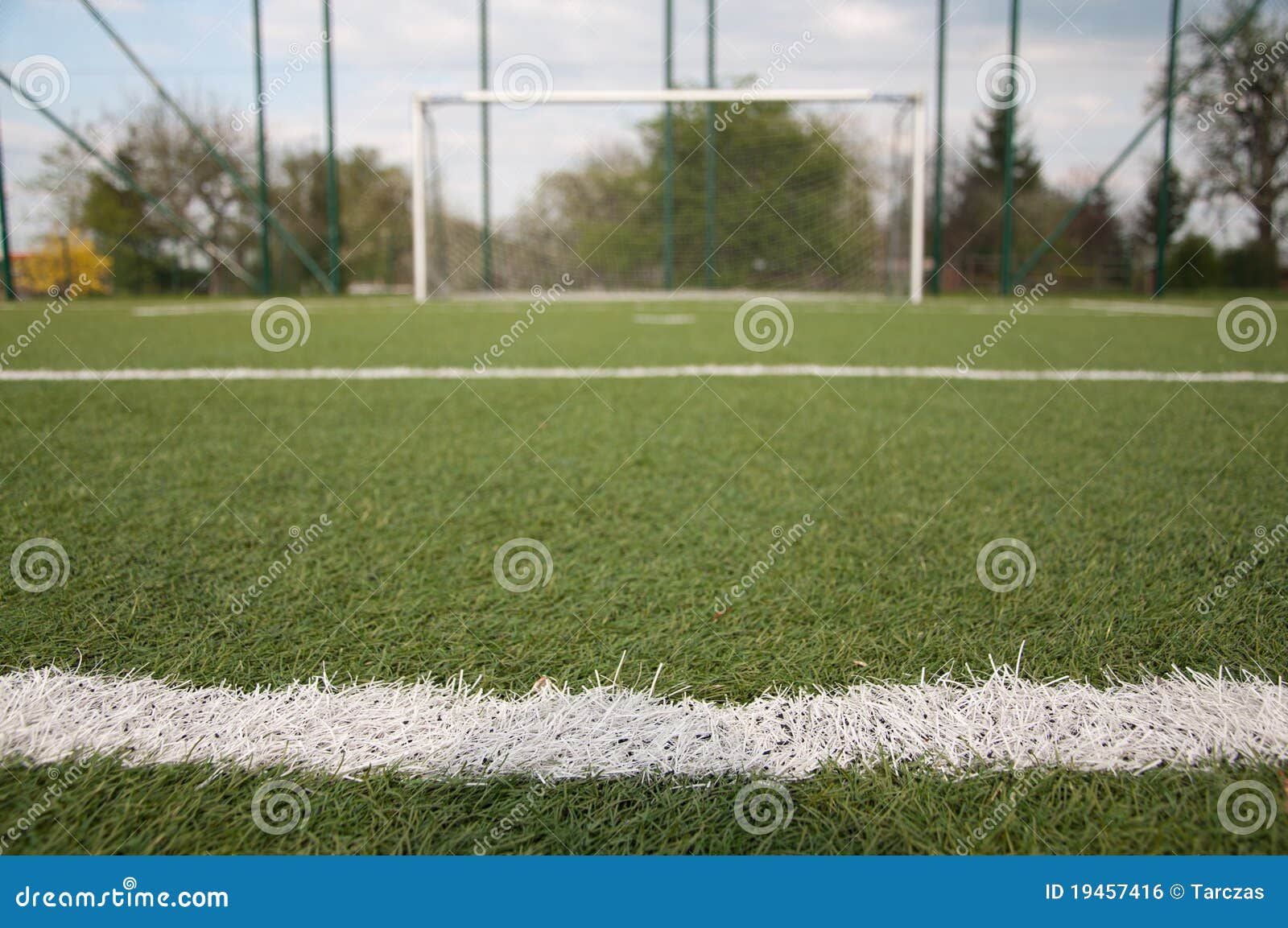 Penalty Area on Soccer Court Stock Photo - Image of sport, goal: 19457416