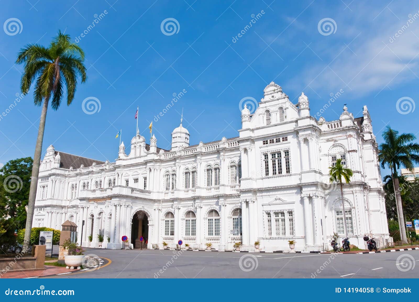 Penang - the City Hall stock photo. Image of luxury, city - 14194058