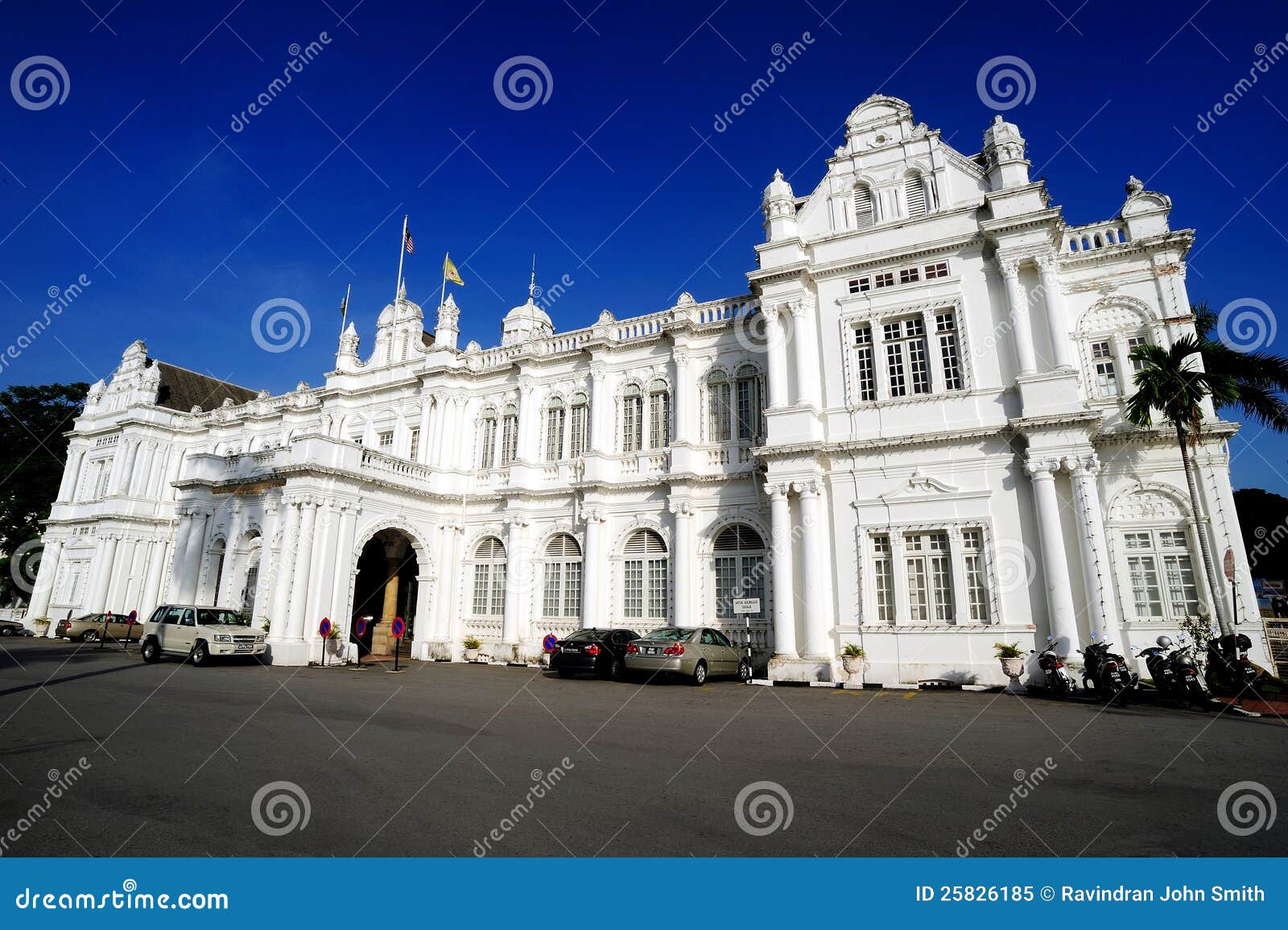 Penang City Hall editorial image. Image of landmark, malaysia - 25826185