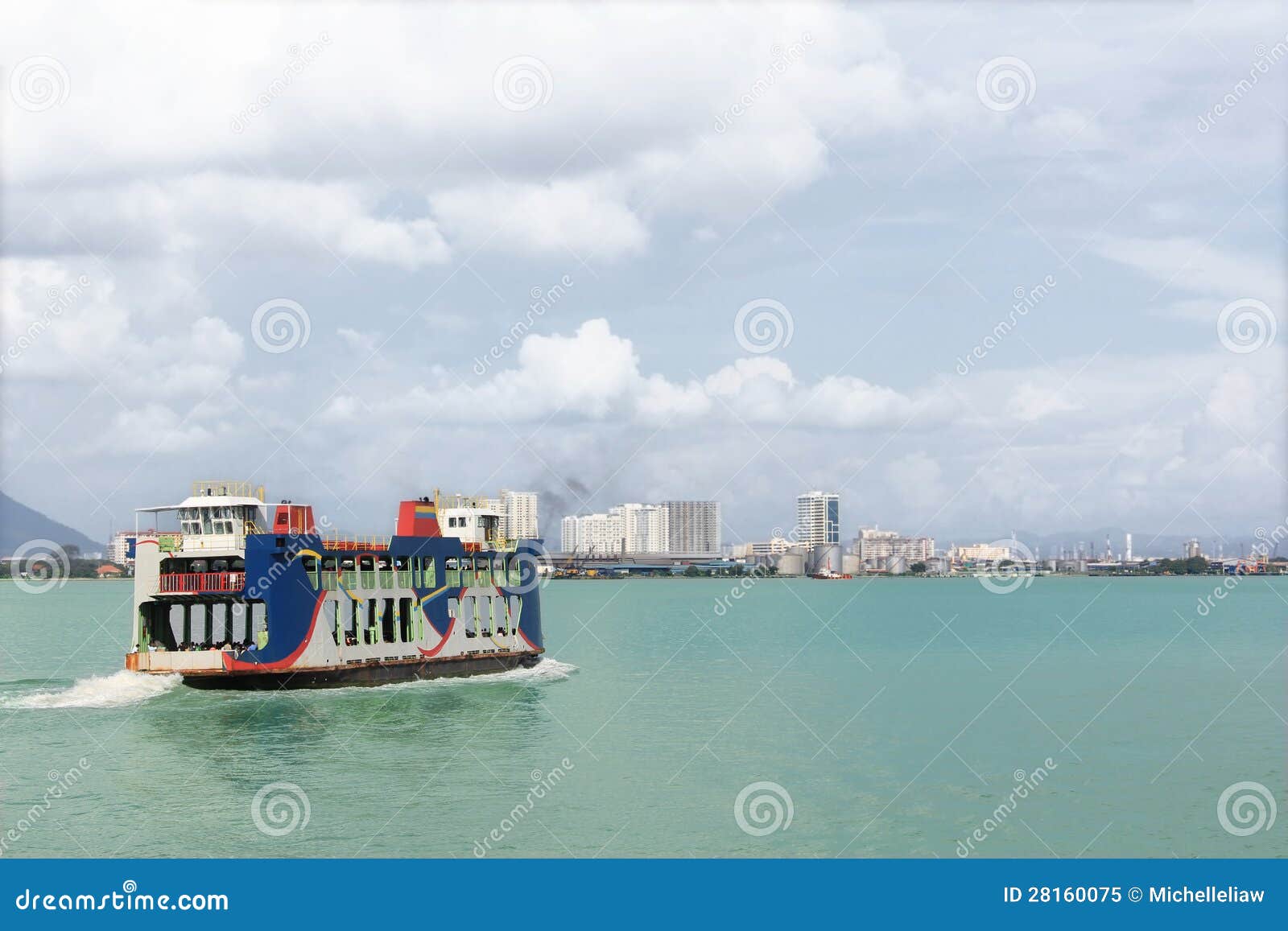 A Penang ferry stock image. Image of asia, strait, butterworth - 28160075