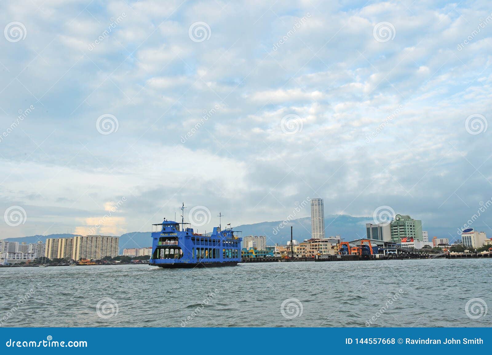 Penang Ferry editorial stock photo. Image of malaysia - 144557668