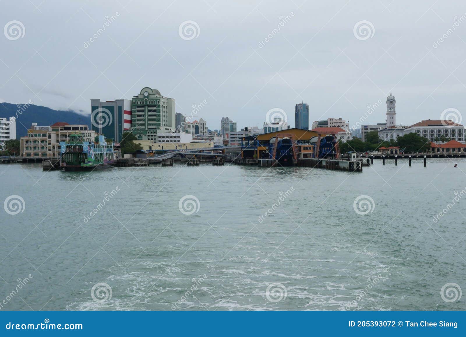 Penang Ferry Jetty Terminal Located in Georgetown. Editorial ...