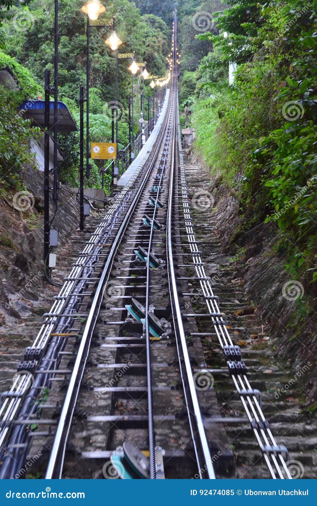 Penang Hill Railway Train, Malaysia Stock Image - Image of tourism ...