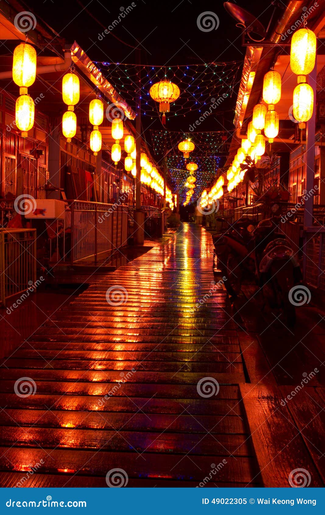 Fisherman Village Penang Lee Jetty Stock Image - Image of jetty, rain ...