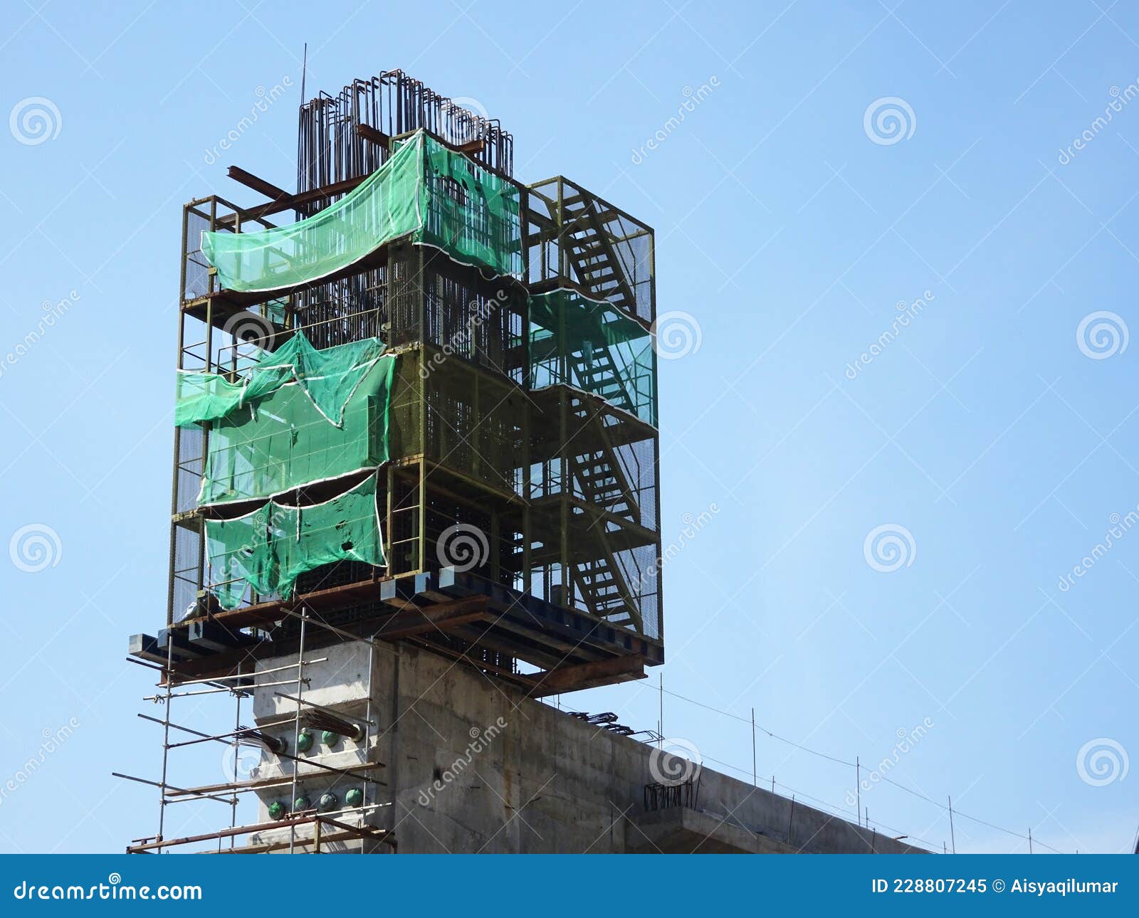 The Mega Infrastructure Structure is Under Construction. Editorial ...