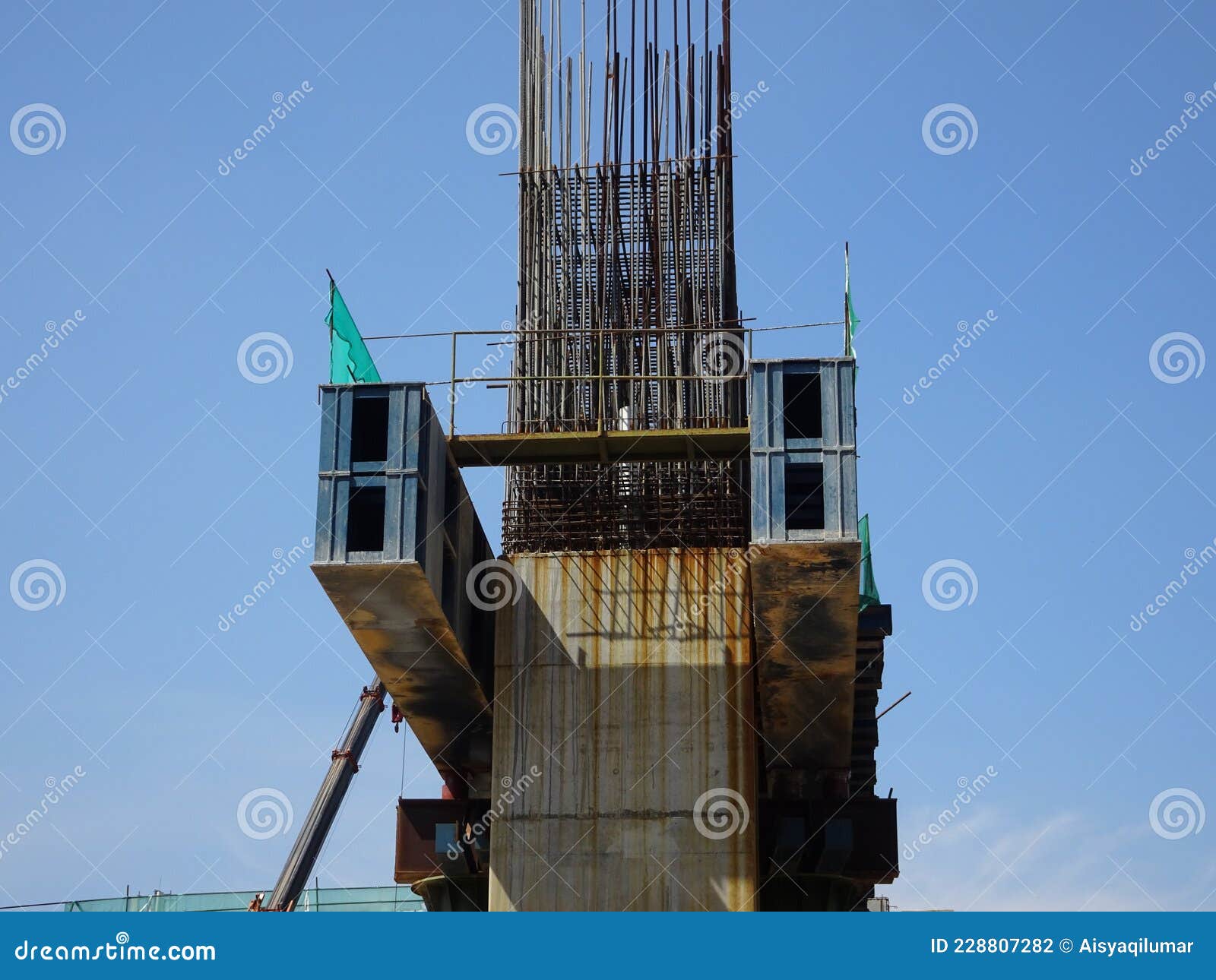 The Mega Infrastructure Structure is Under Construction. Editorial ...