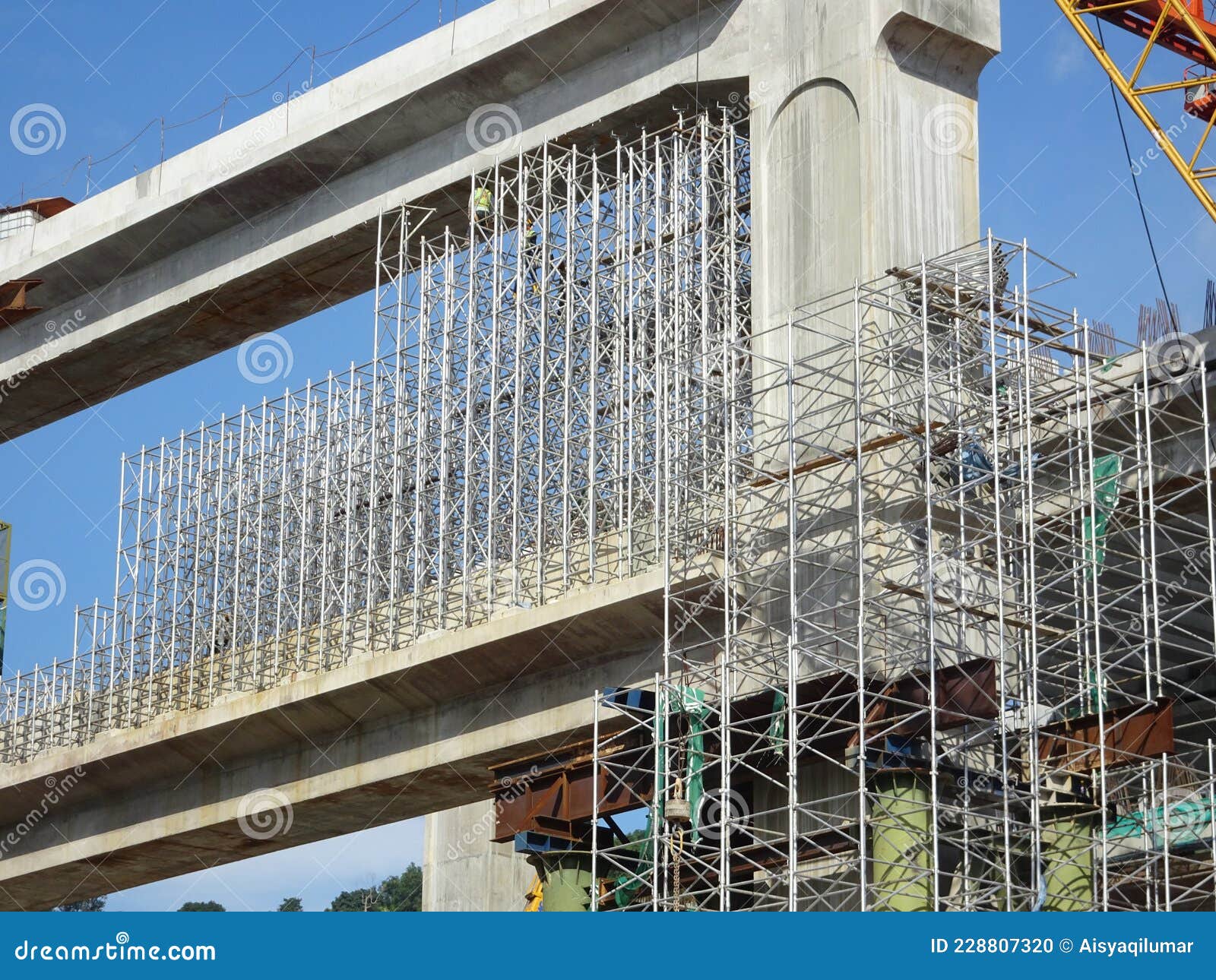 The Mega Infrastructure Structure is Under Construction. Editorial ...