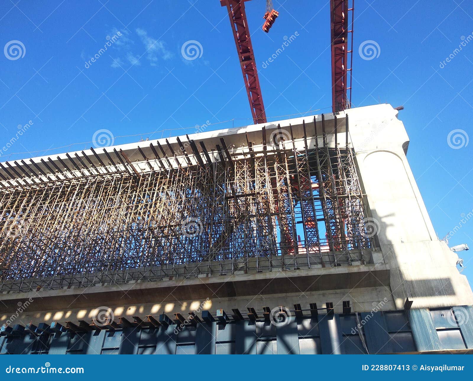 The Mega Infrastructure Structure is Under Construction. Editorial ...