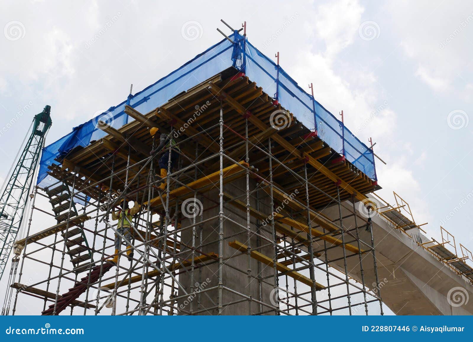 The Mega Infrastructure Structure is Under Construction. Editorial ...