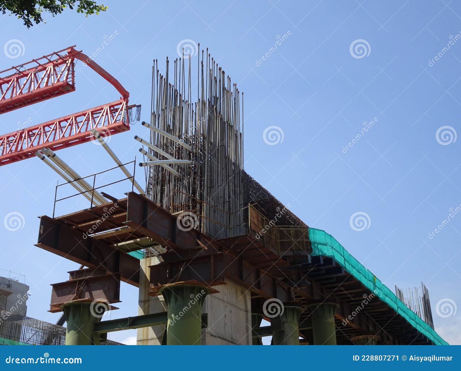 The Mega Infrastructure Structure is Under Construction. Editorial ...