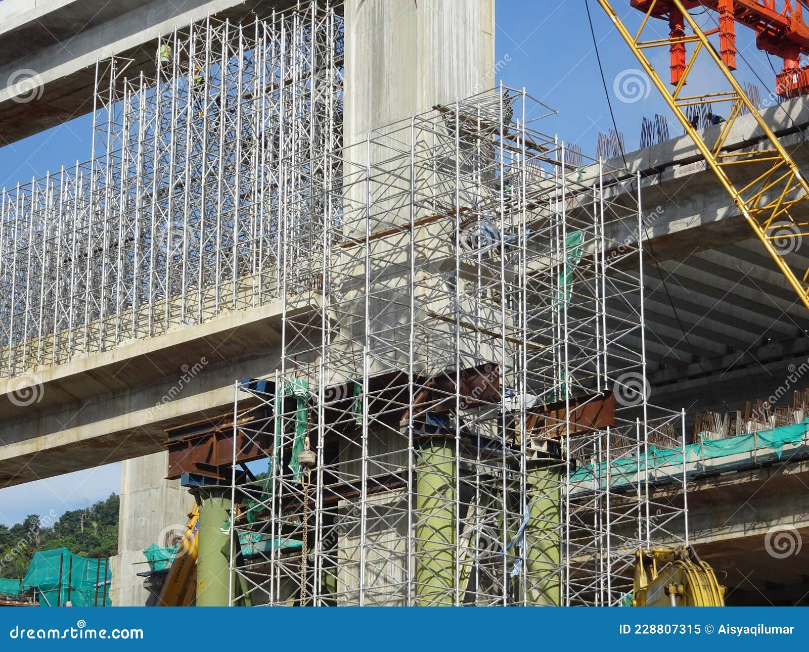 The Mega Infrastructure Structure is Under Construction. Editorial ...