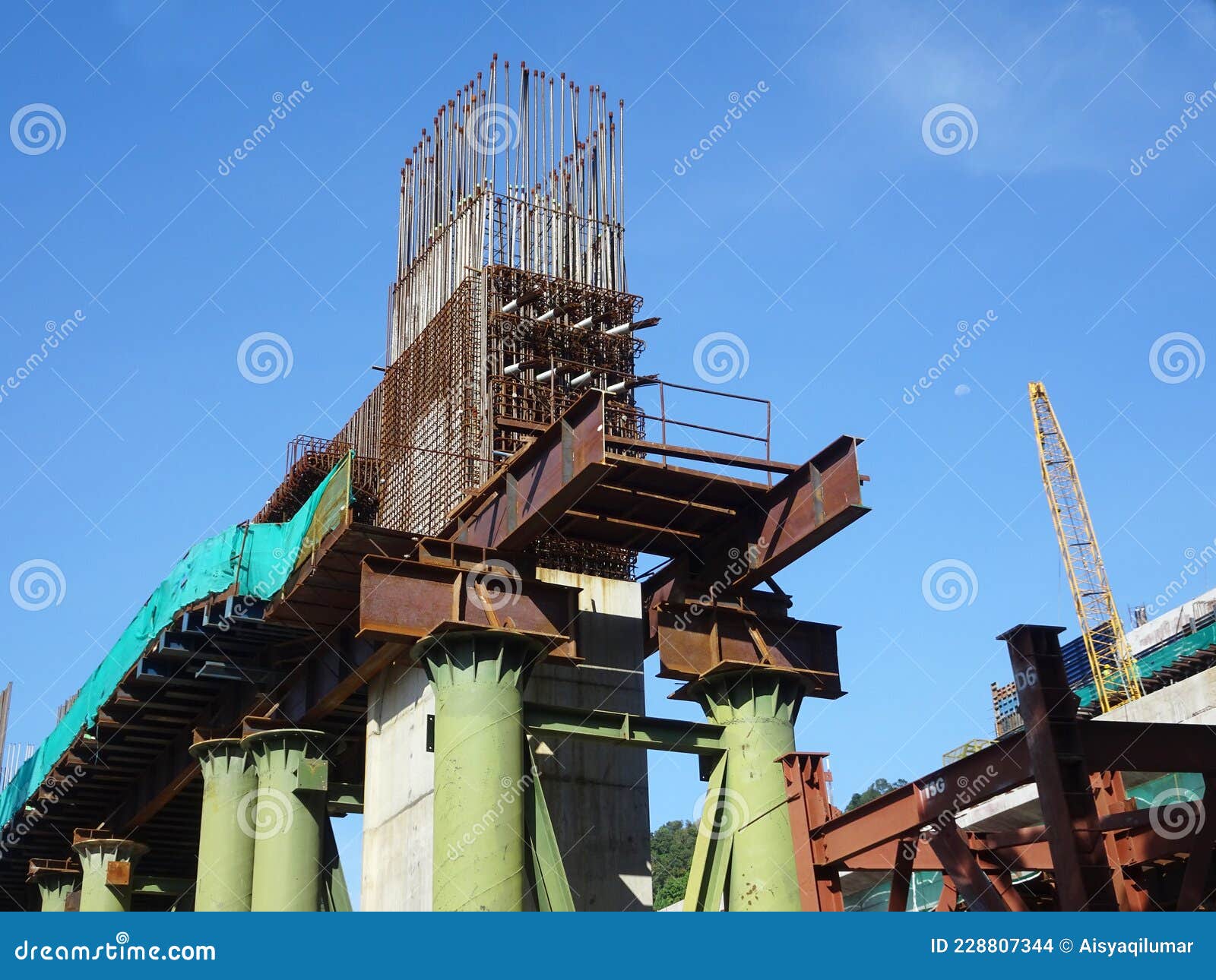 The Mega Infrastructure Structure is Under Construction. Editorial ...