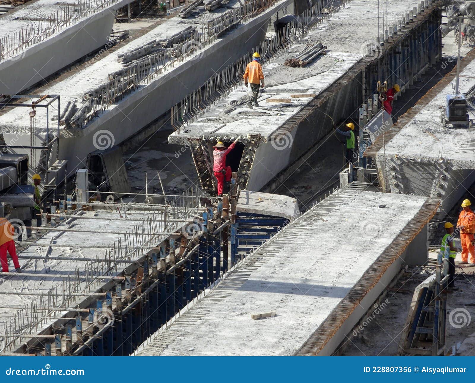 The Mega Infrastructure Structure is Under Construction. Editorial ...