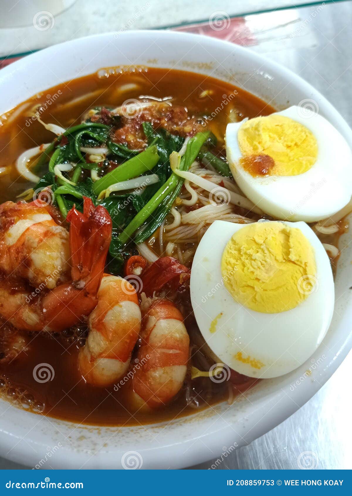 Malaysia Penang Prawn Noodles Stock Image - Image of produce, cuisine ...