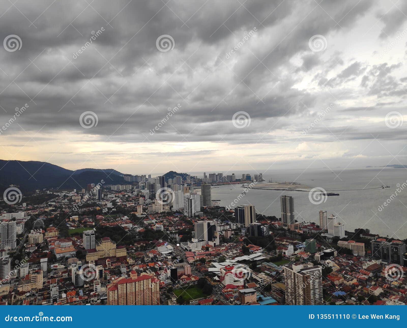 Penang View stock photo. Image of towe, view, penang - 135511110