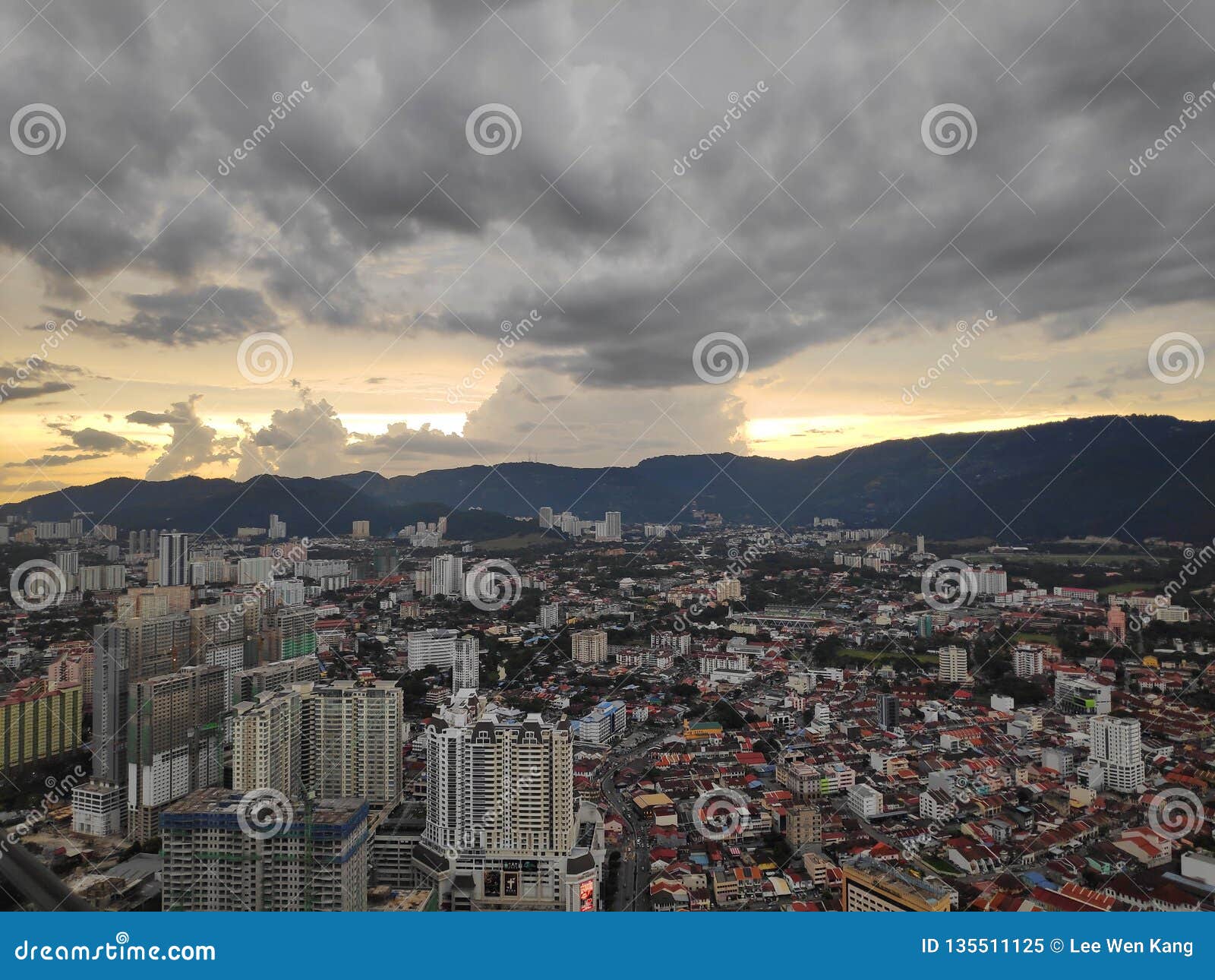 Penang view editorial image. Image of penang, building - 135511125