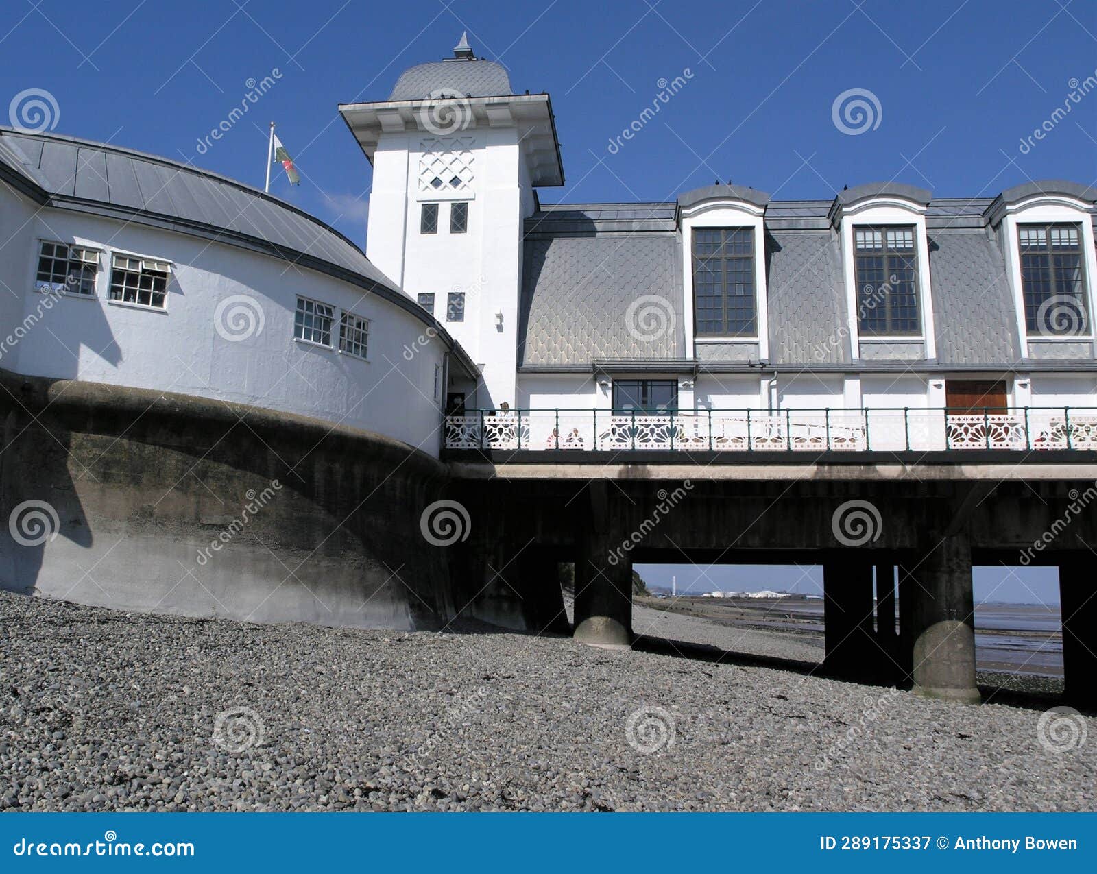 Penarth Pier stock image. Image of tourism, beach, boardwalk - 289175337