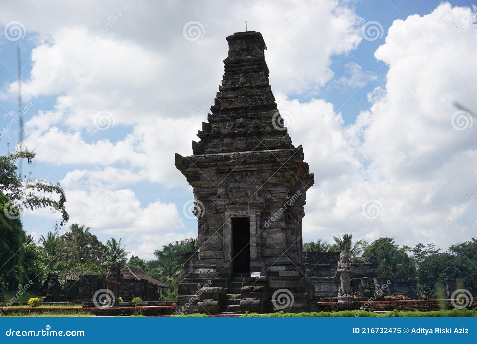 Penataran Temple, Hindu Temple, Mount Kelud Guard, Blitar, East Java ...