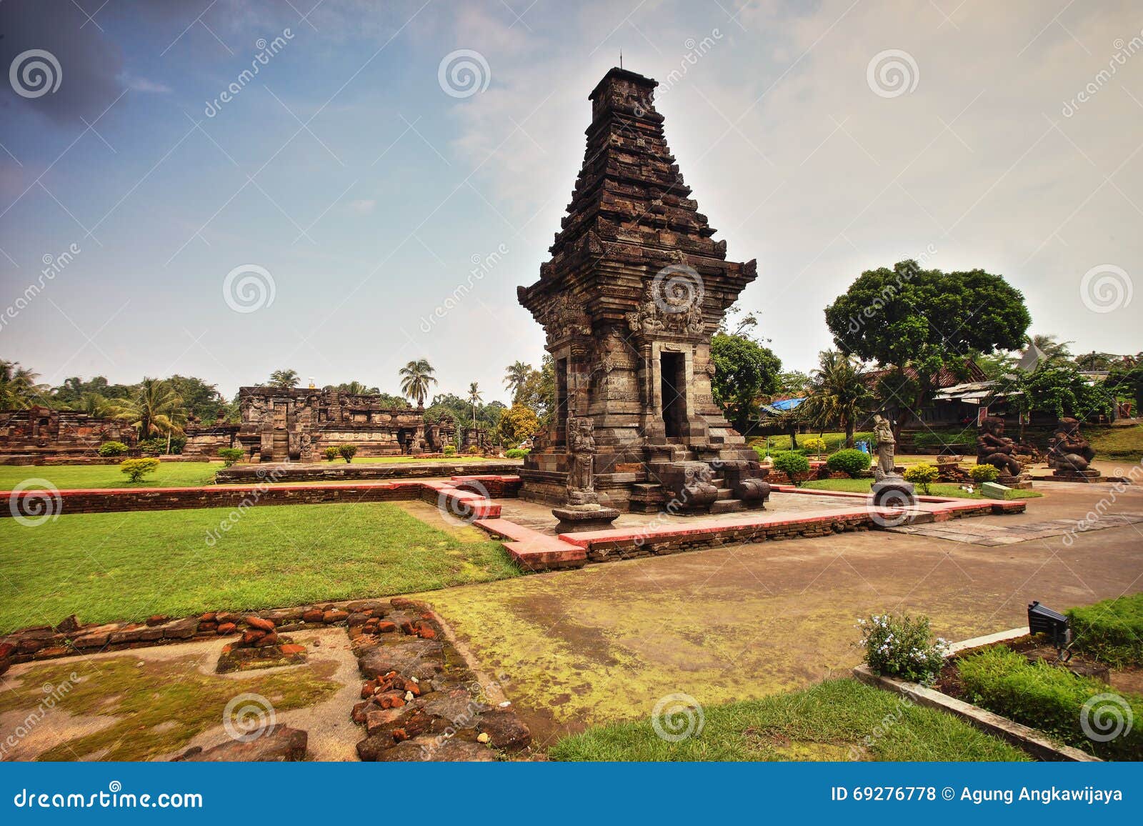 Penataran Temple Complex stock photo. Image of ancient - 69276778