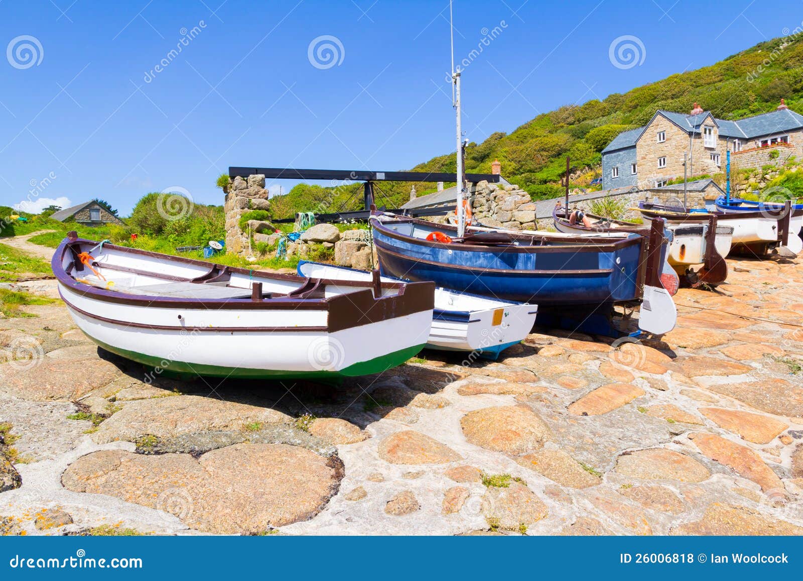 Penberth Cornwall England stock photo. Image of outdoors - 26006818