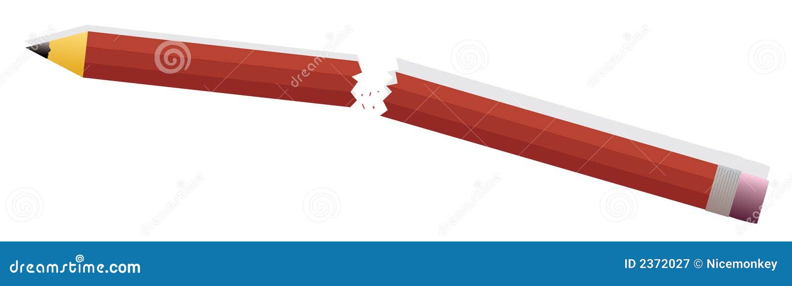 Pencil anger stock vector. Illustration of utensils, macro - 2372027