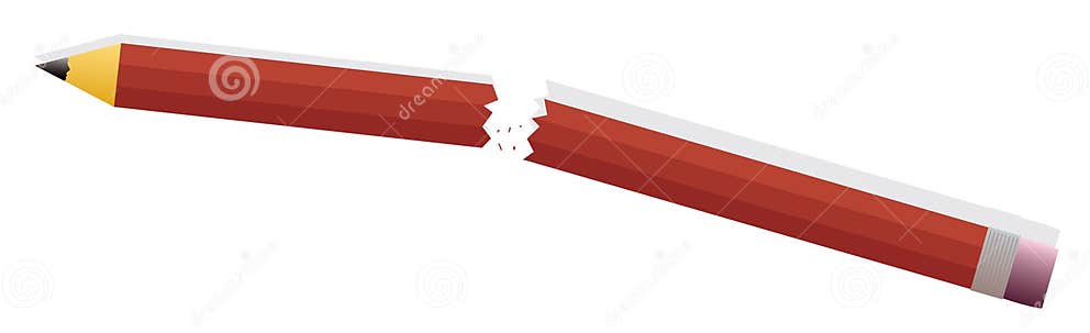 Pencil anger stock vector. Illustration of utensils, macro - 2372027