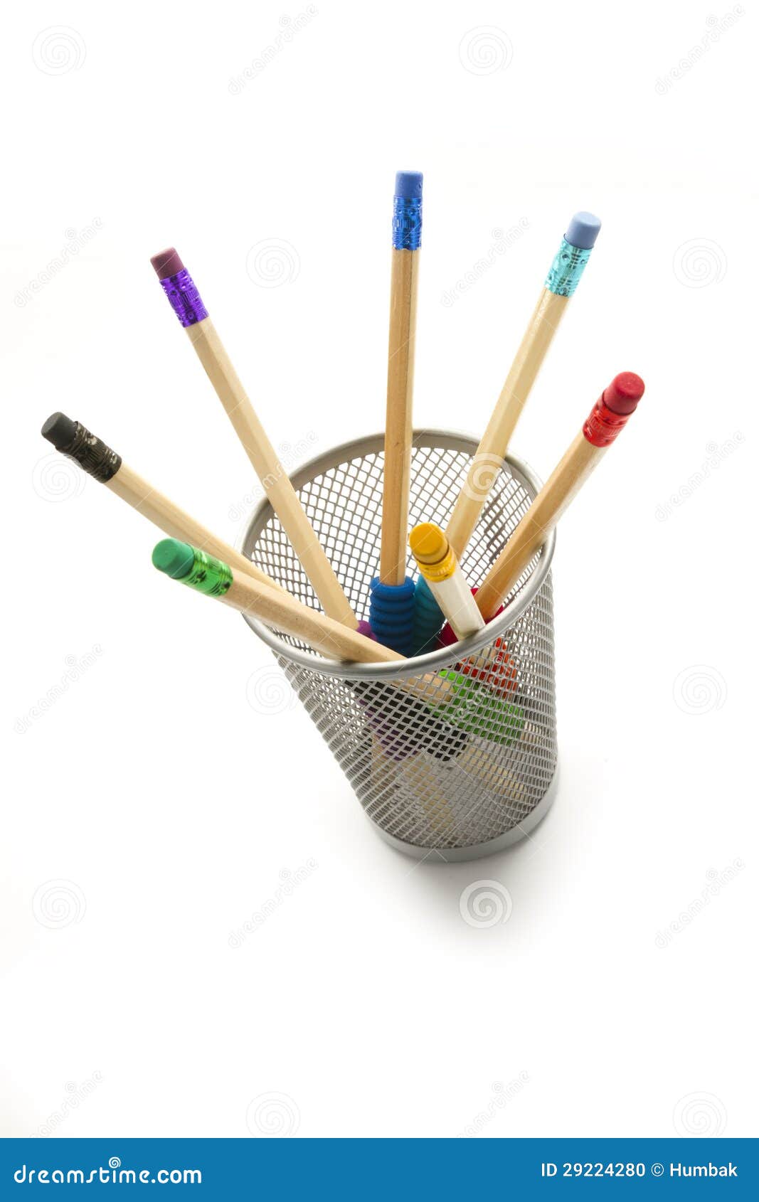 Pencil in basket stock photo. Image of multicolor, idea - 29224280