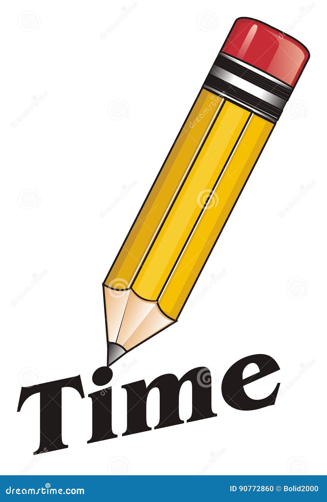 Pencil and black signs stock illustration. Illustration of writing ...