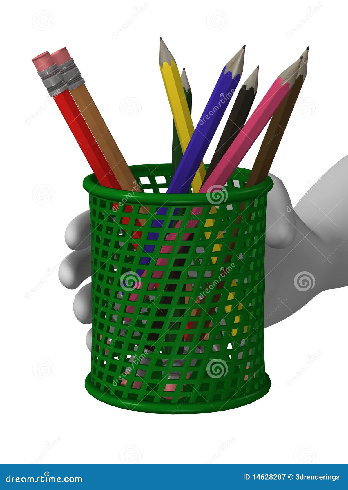 Pencil box stock illustration. Illustration of show, toon - 14628207