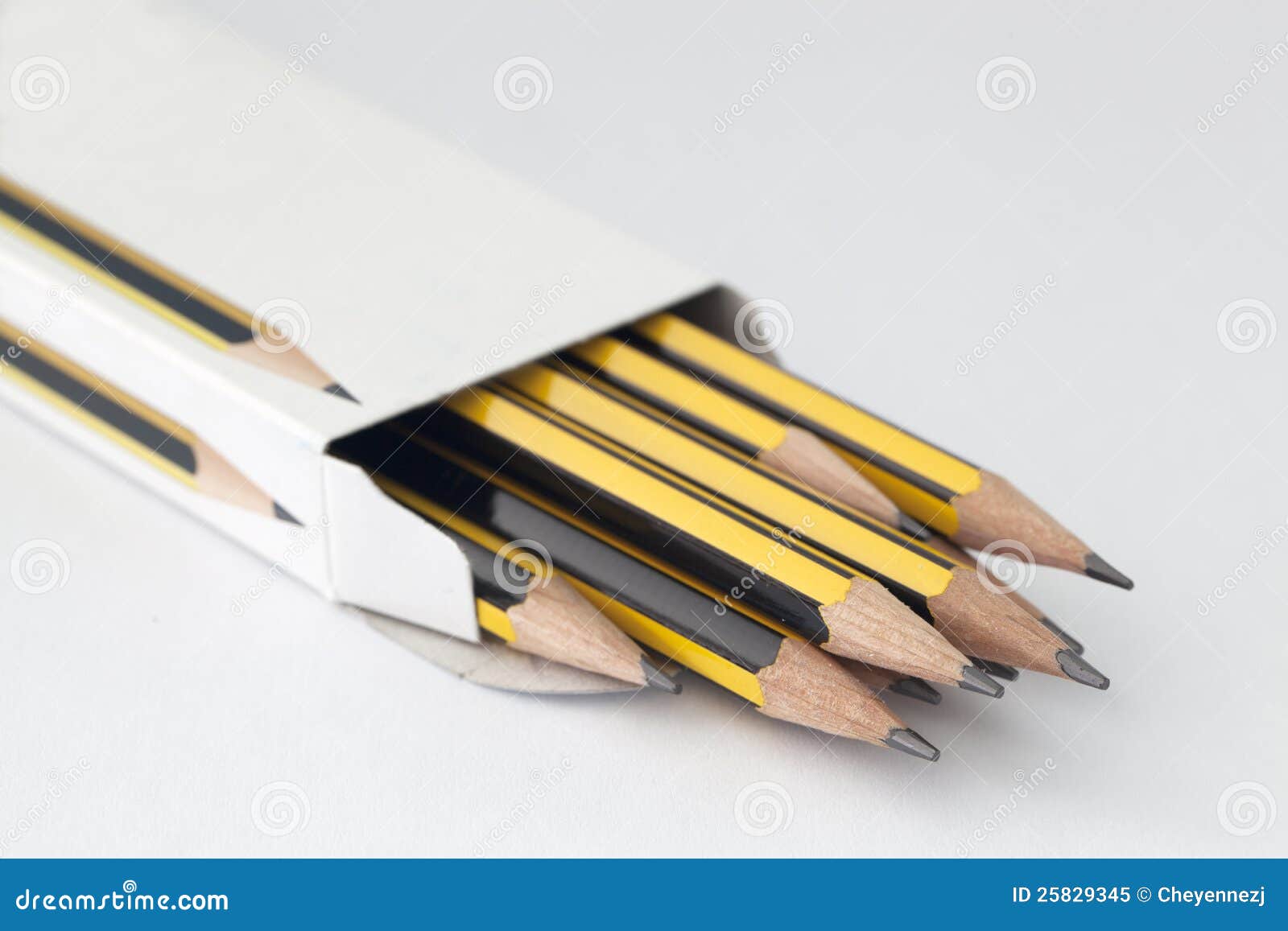 Pencil in a box stock image. Image of design, drawing - 25829345