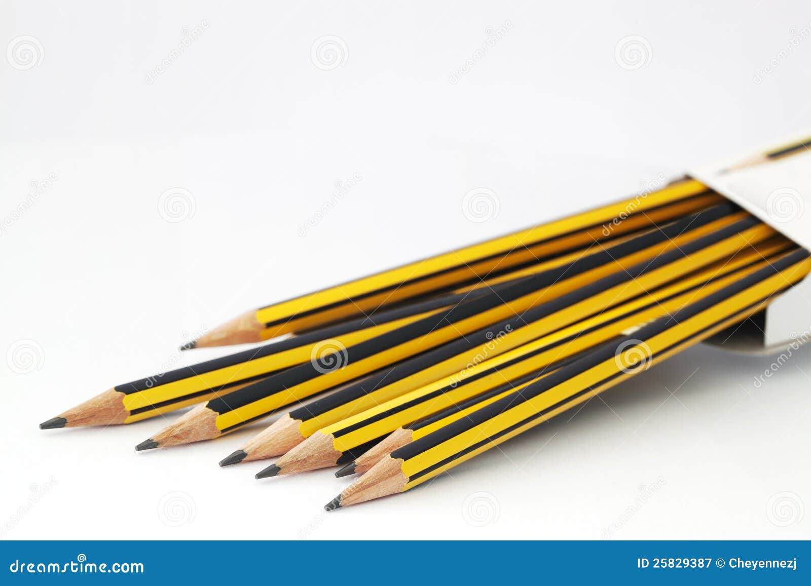 Pencil in a box stock image. Image of expression, utility - 25829387