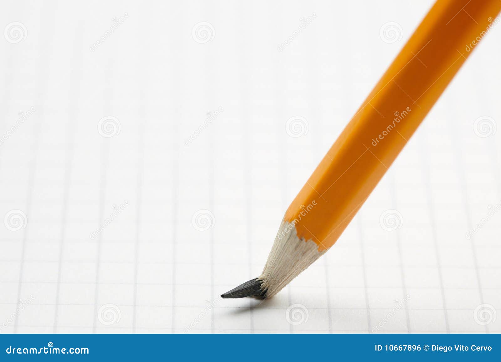 Pencil with broken point stock photo. Image of studio - 10667896