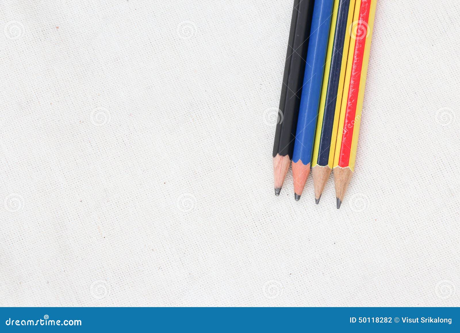 Pencil on Calico stock photo. Image of business, sketch - 50118282