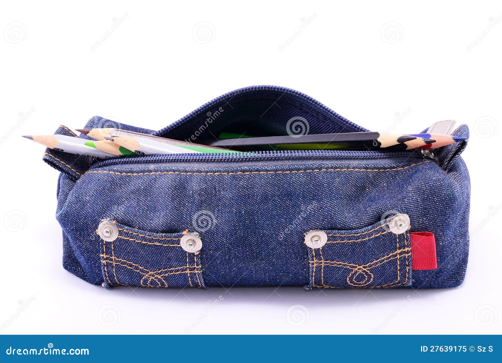 Pencil case stock image. Image of pencil, office, pencilcase - 27639175