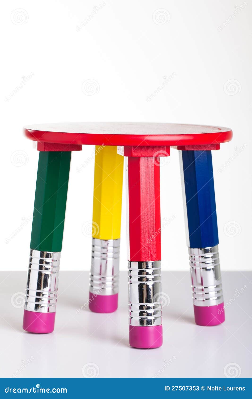 Pencil chair stock image. Image of chair, kids, blue - 27507353