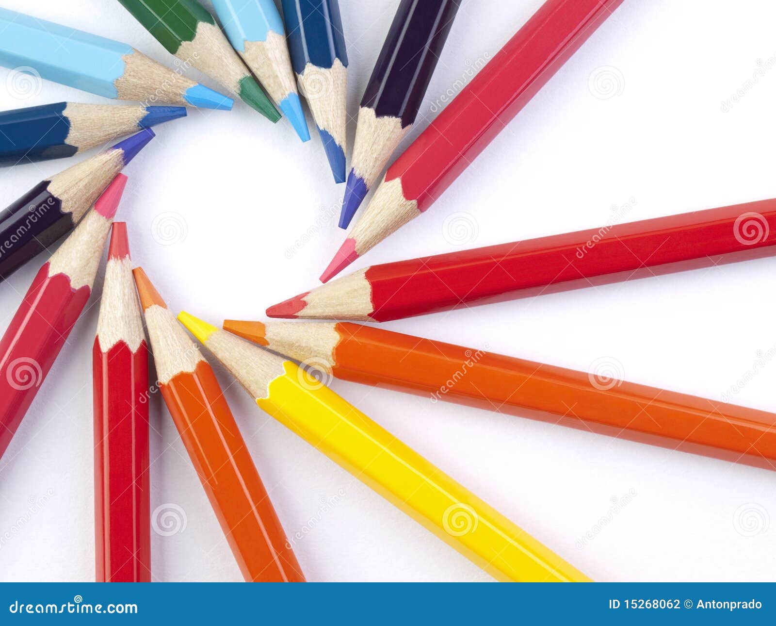 Pencil circle stock photo. Image of multi, brown, palette - 15268062