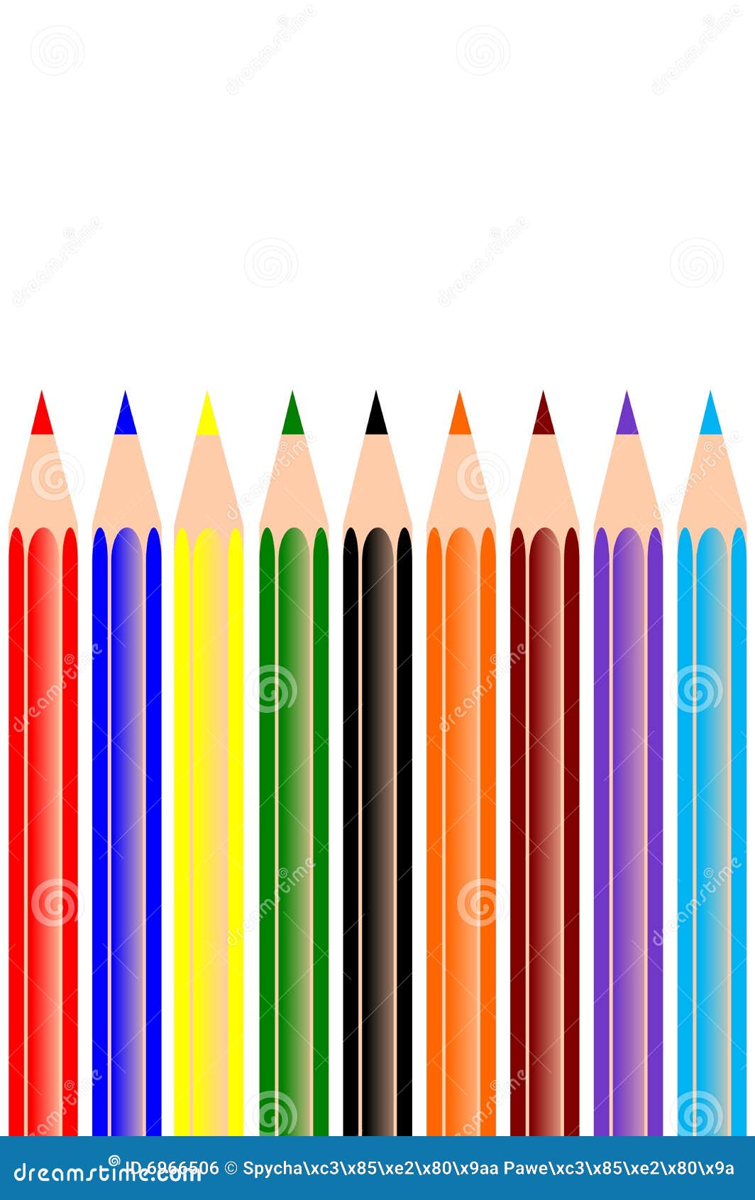 Pencil Color Wheel Stock Image | CartoonDealer.com #10477921