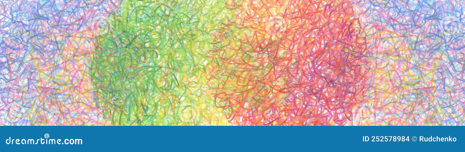 Pencil Color Scribble Doodle Abstract Background Stock Illustration ...