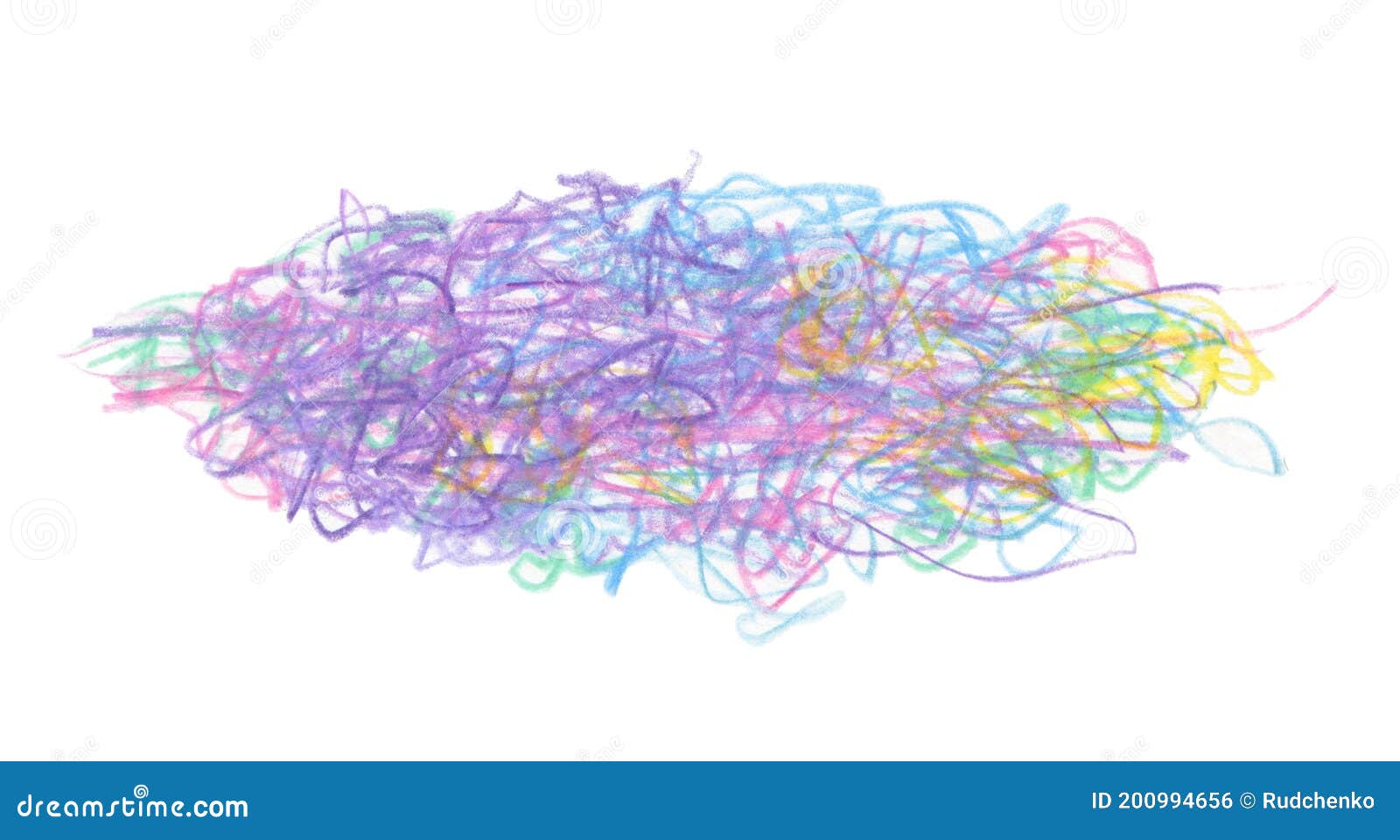Pencil Color Scribble on White Background Stock Photo - Image of ...
