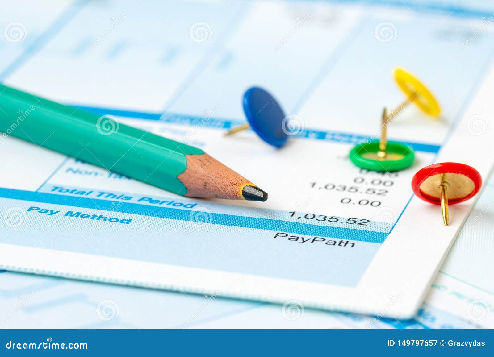 Payroll Spreadsheet Stock Photography | CartoonDealer.com #29851016
