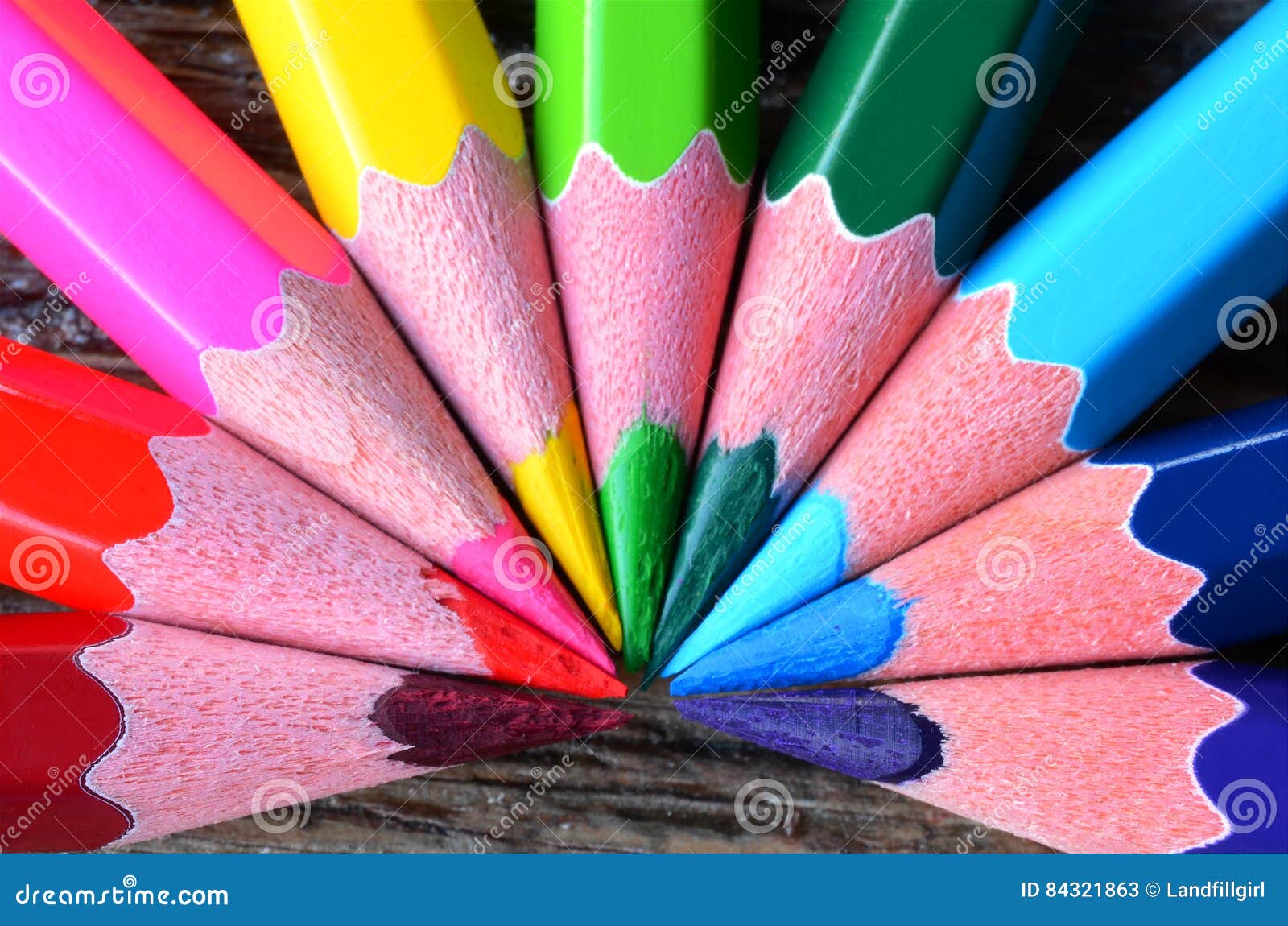 Pencil Crayon Close Up stock image. Image of green, school - 84321863