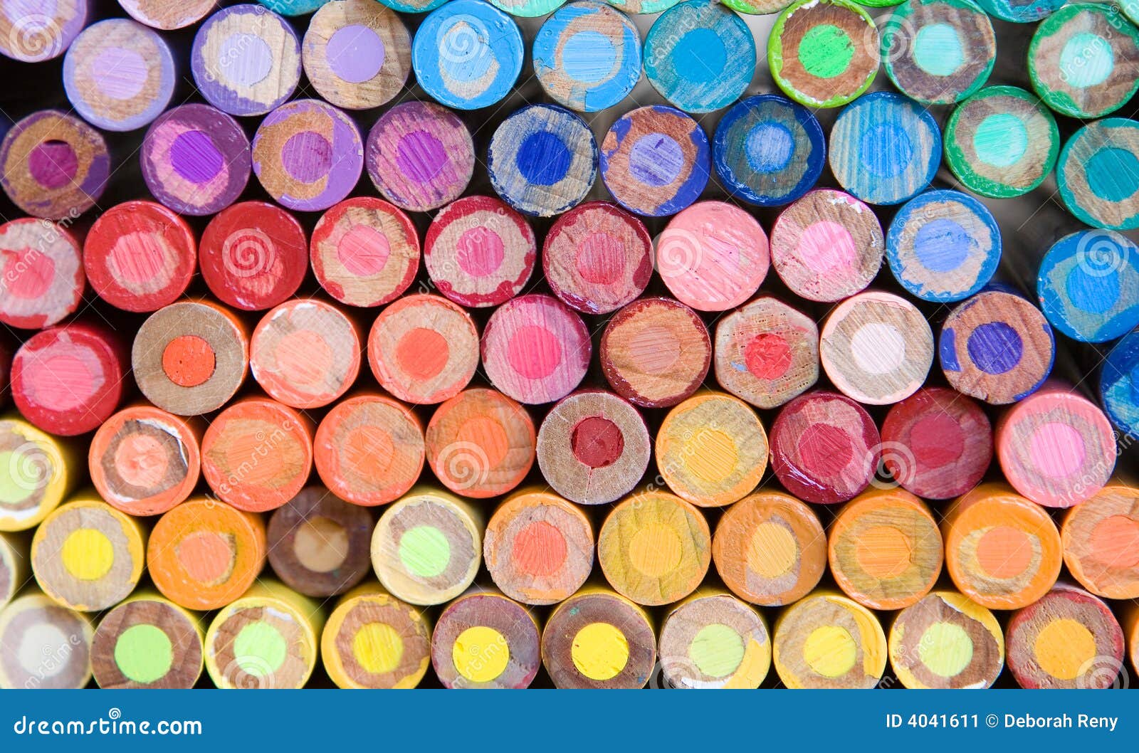 Pencil crayon macro stock image. Image of multicoloured - 4041611
